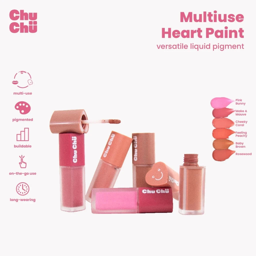 Chu Chu Beauty Multiuse Heart Paint - cosy australia – shop cosy
