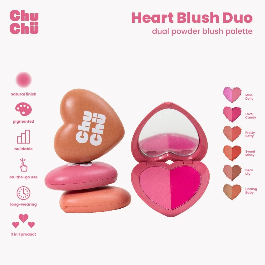 Heart blush store