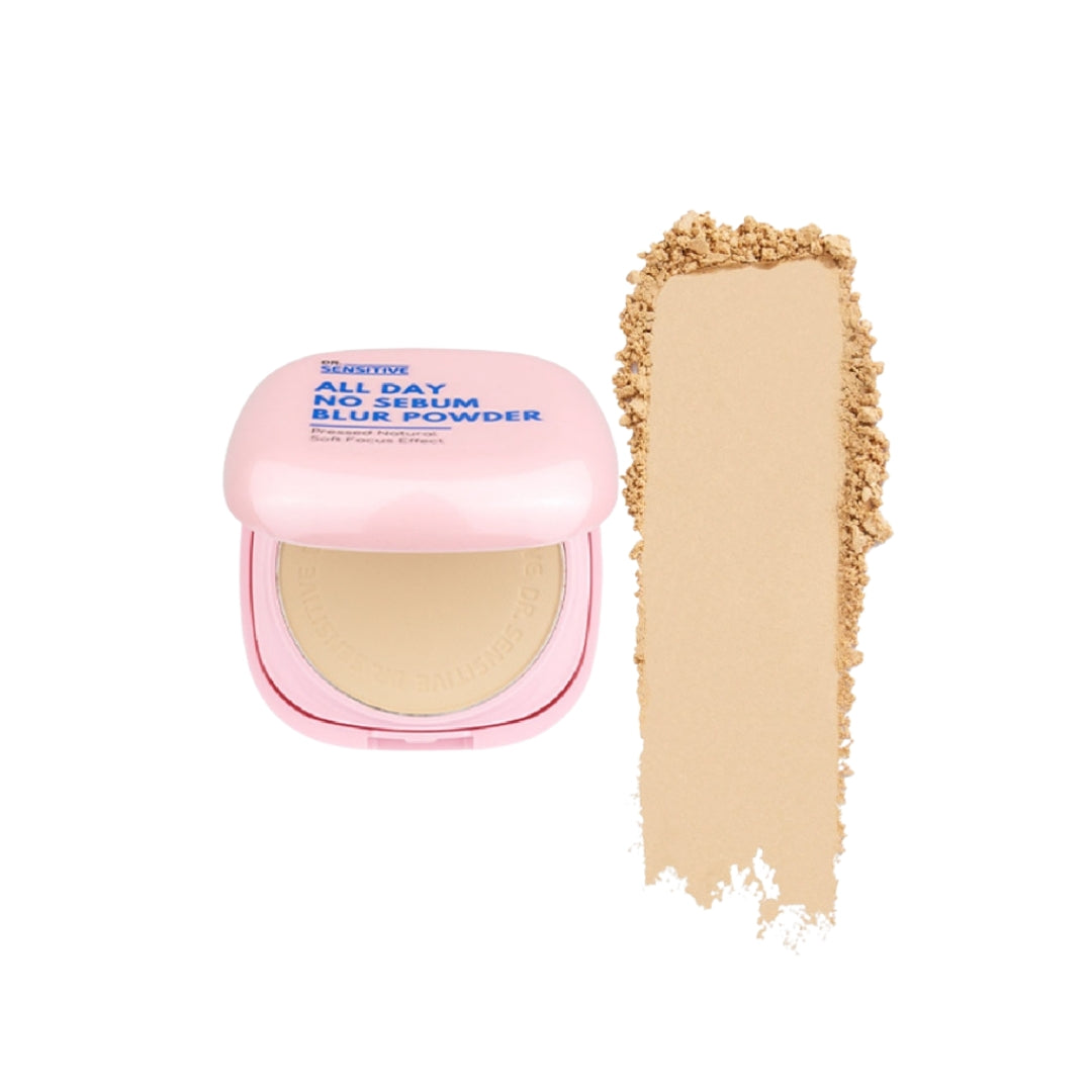 Dr. Sensitive All Day No Sebum Blur Powder Pressed in Natural 10g ...