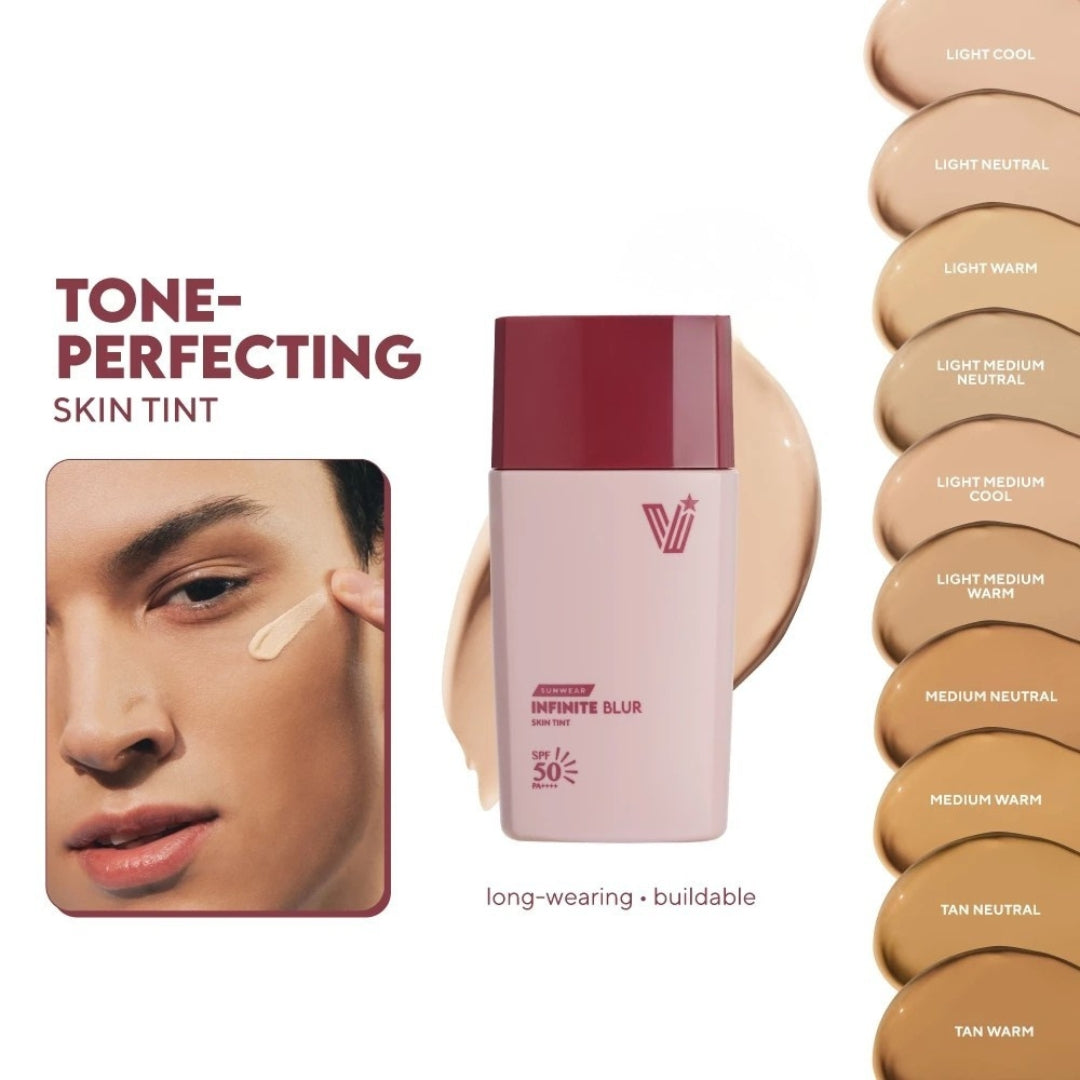 Vice Cosmetics SUNWEAR Infinite Blur Skin Tint SPF 50 - shop cosy