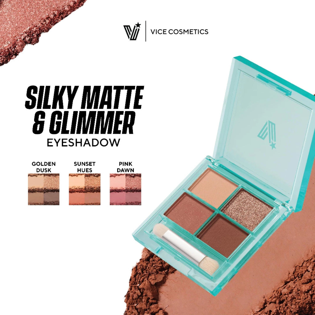 Vice Cosmetics Aura Soft Gaze Eyeshadow Quad - cosy australia – shop cosy