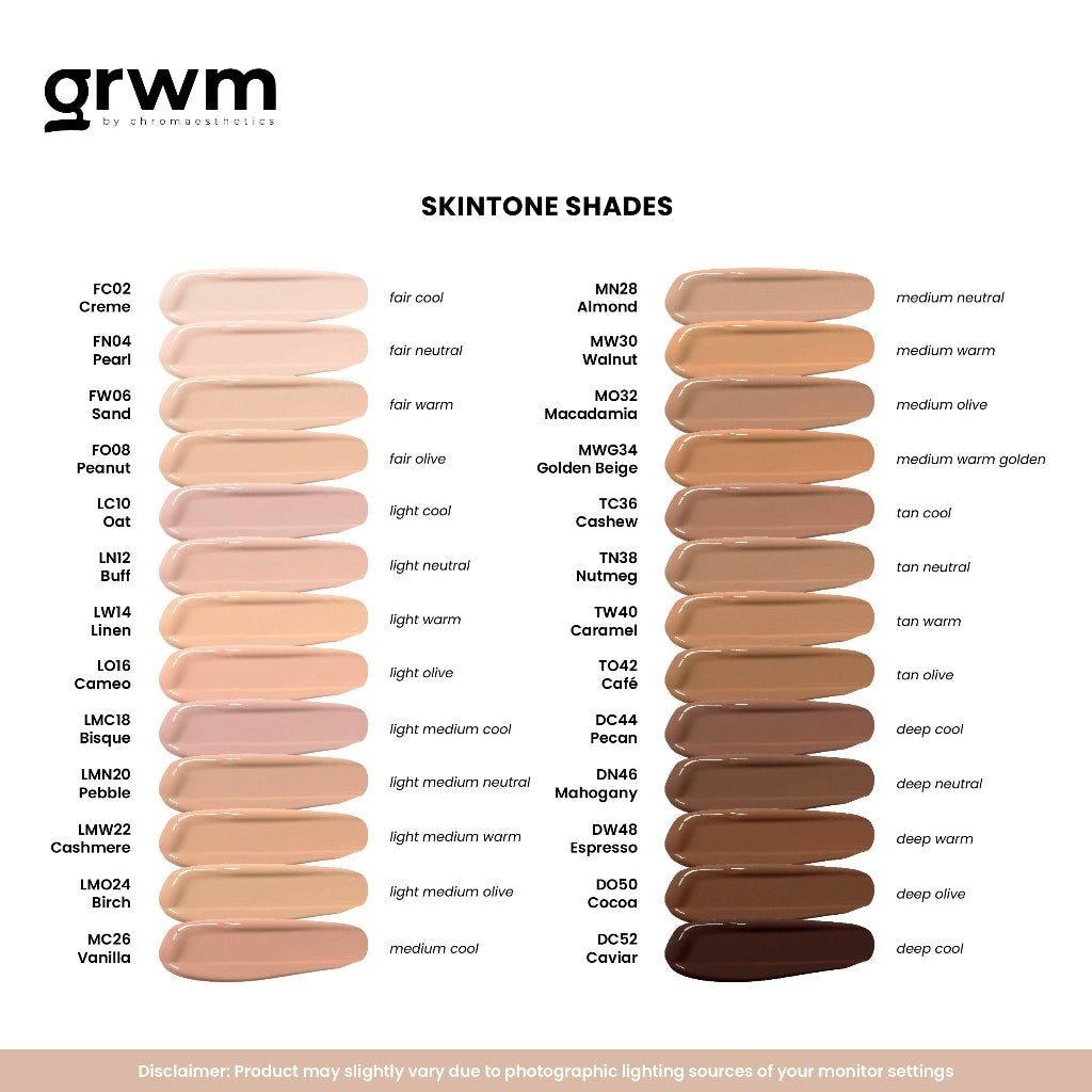 GRWM Cosmetics Radiant Skin Luminous Foundation - cosy australia