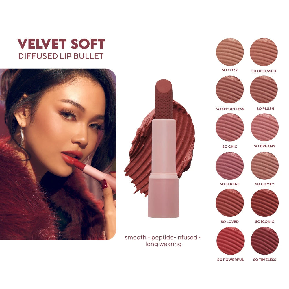 Vice Cosmetics Perfect Kizz Velvet Soft Diffused Lip Bullet - shop cosy