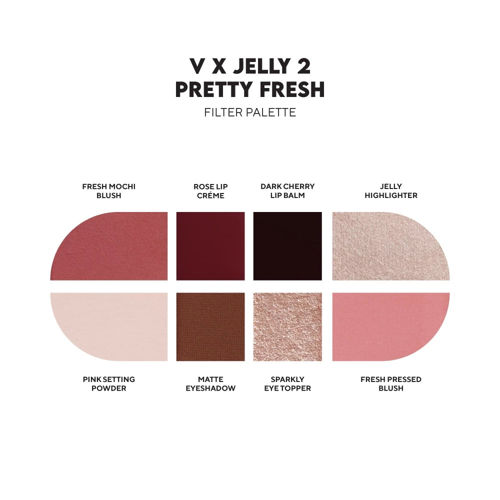 Vice Cosmetics V x Jelly 2 Pretty Fresh Filter Palette - shop cosy