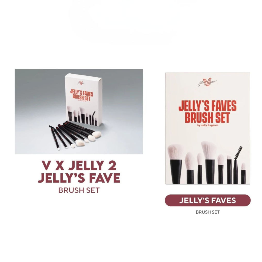 Vice Cosmetics V x Jelly 2 Jelly's Faves Brush Set - shop cosy