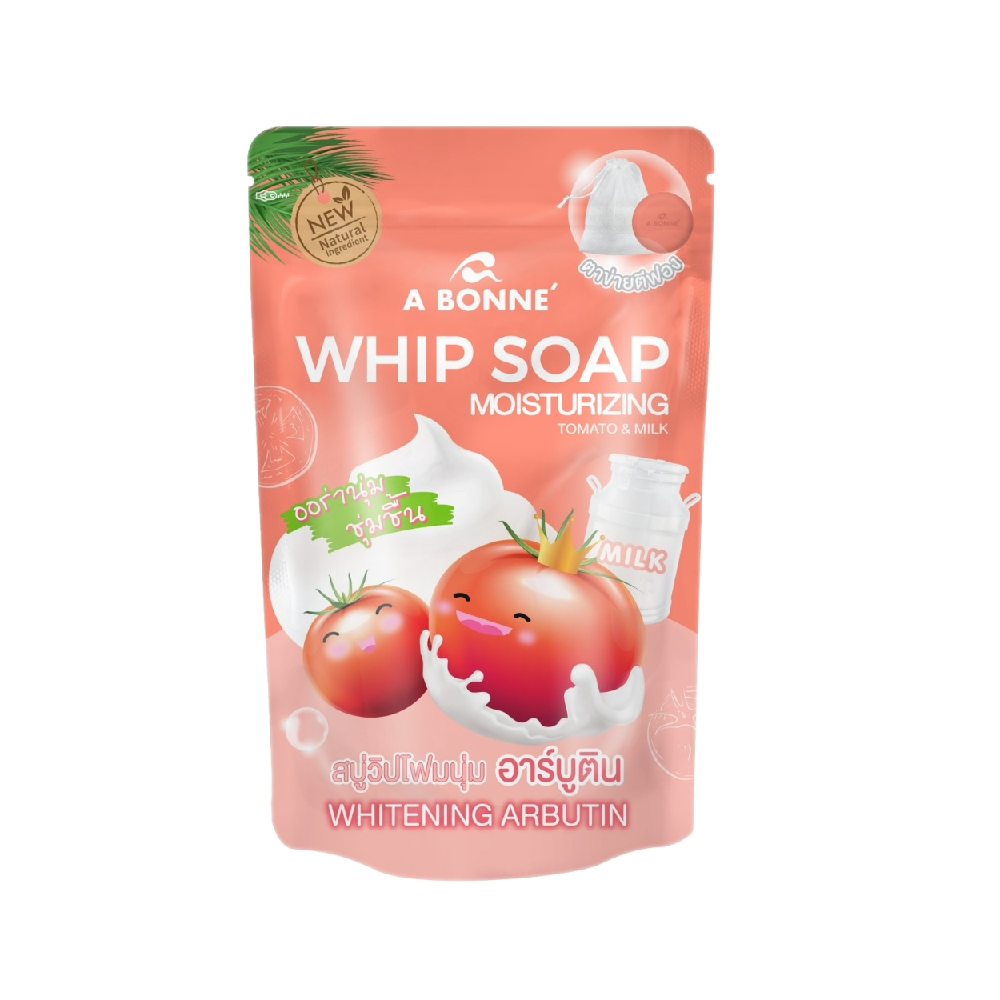 Abonne Whip Soap Moisturizing - Tomato & Milk 100g - cosy australia